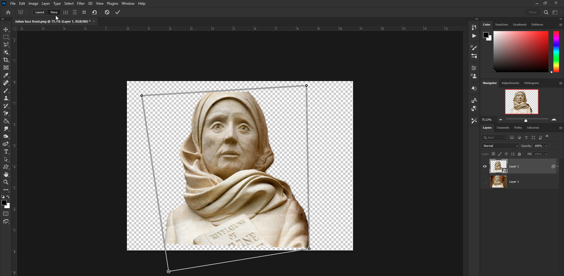 Changing perspect of portrait photo - Adobe Product Community - 13131427
