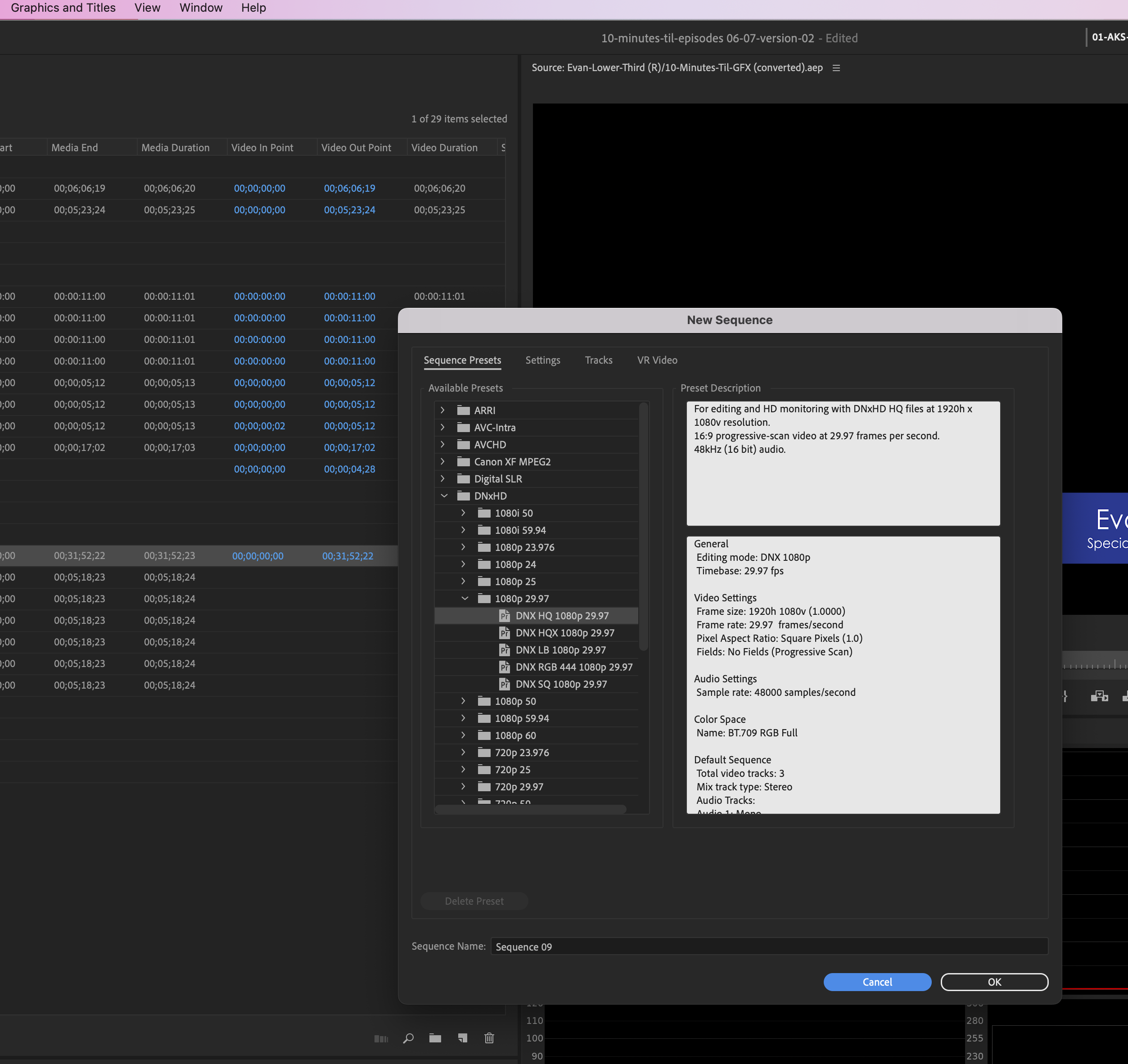 New sequence dialog locks system, requiring Force ... - Adobe Community ...