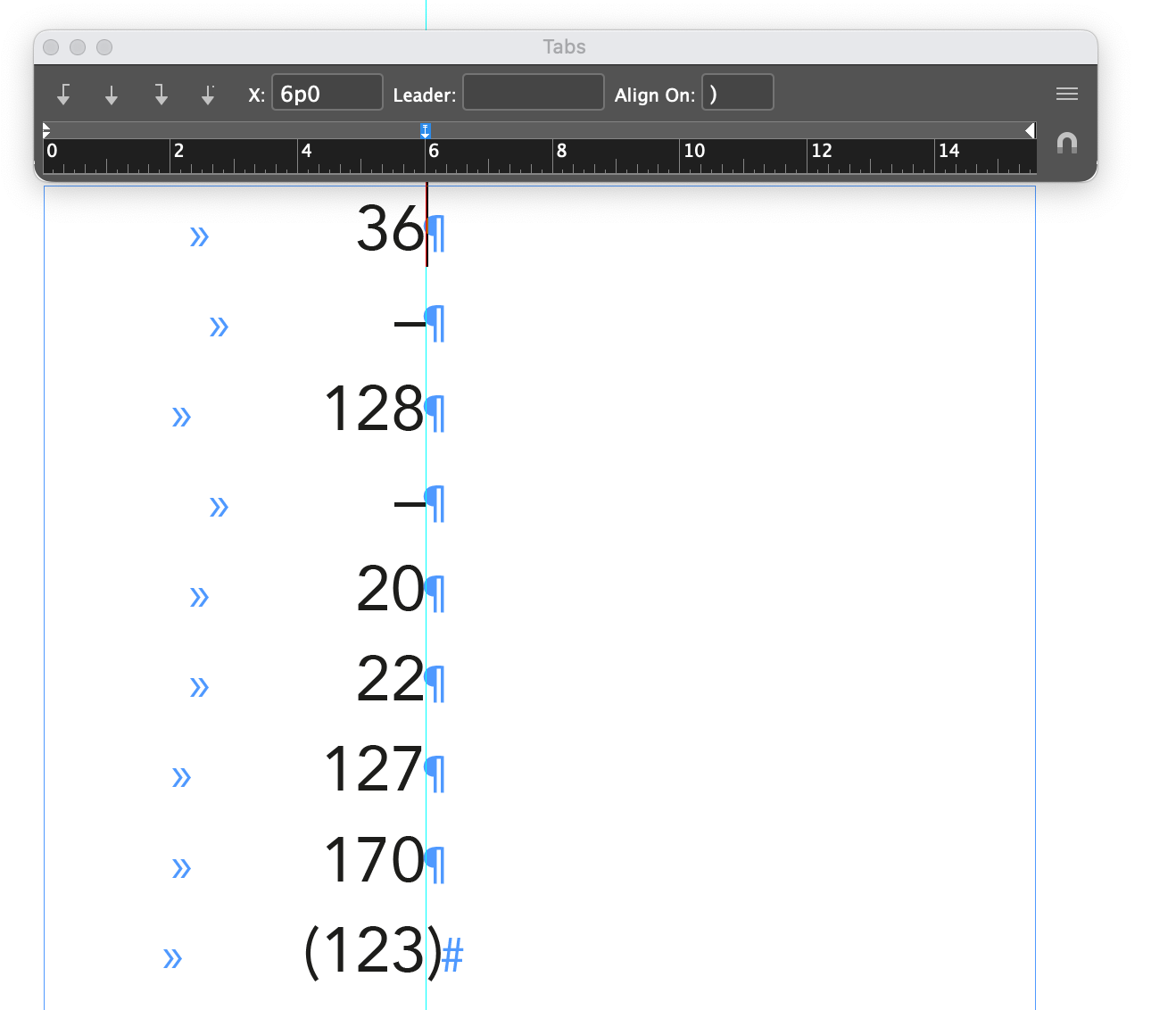 Solved: Basic Problem with an en dash and alignment - Adobe Community ...
