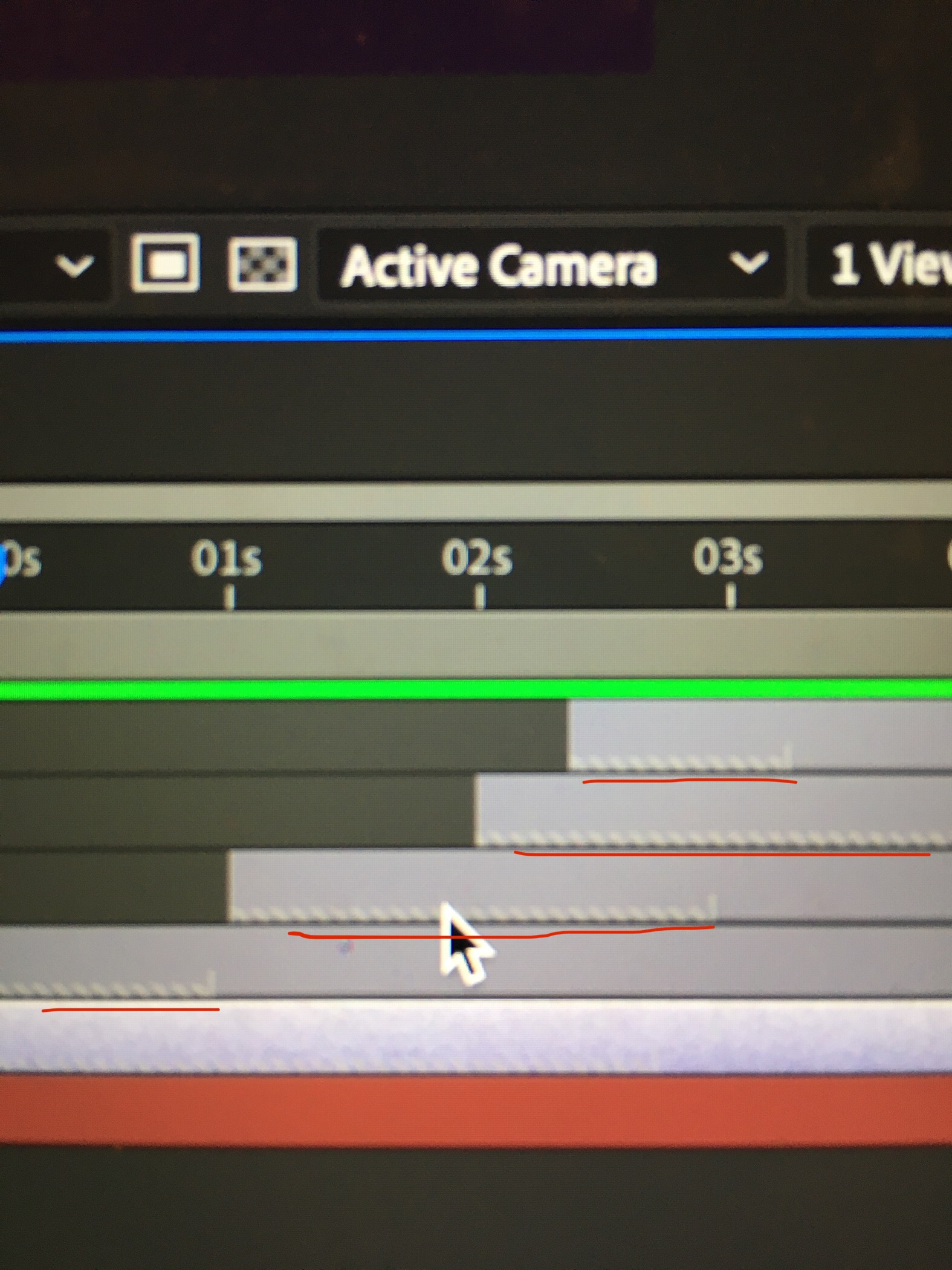 Diagonal lines on After Effects timeline? - Adobe Product Community ...