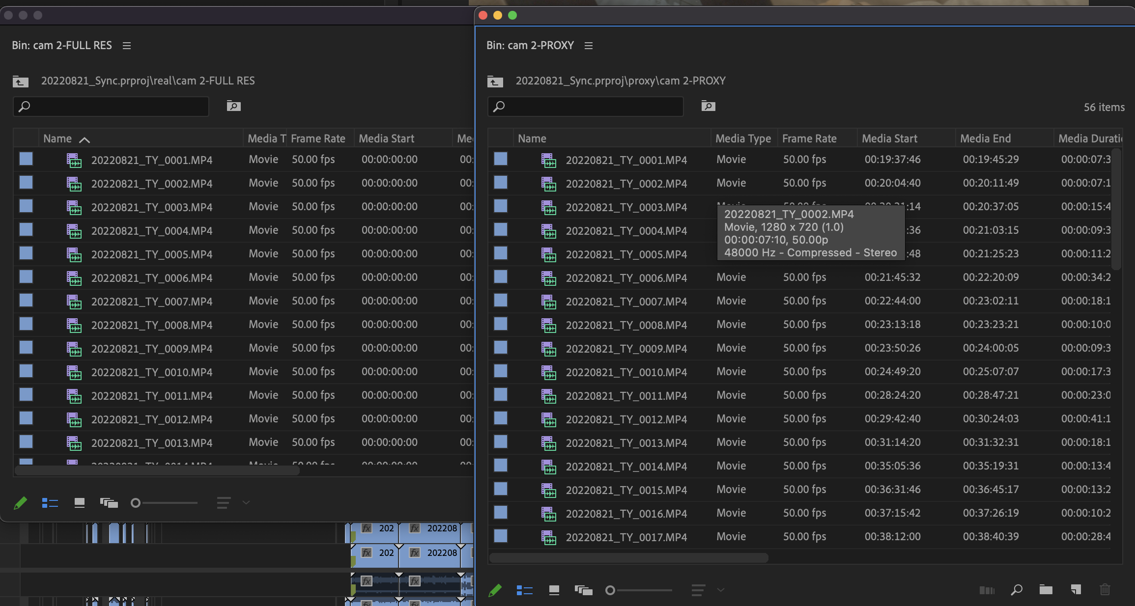 Pr recognise only the proxy timecode, but not the ... - Adobe Product ...