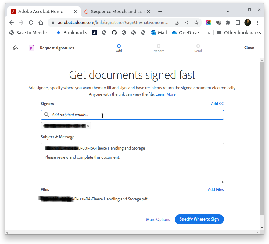 Adobe Acrobat Cloud stuck on Prepare responding wh... - Adobe Product Community - 13157484