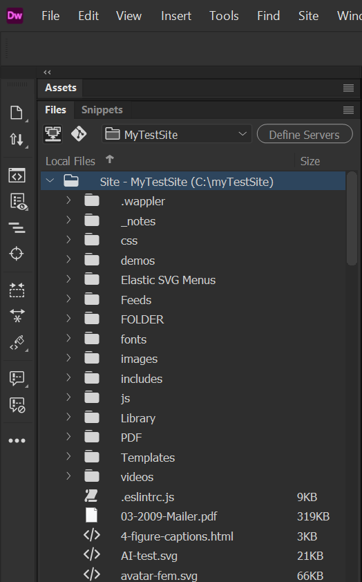 Putting folders first in files panel - Adobe Community - 13158417