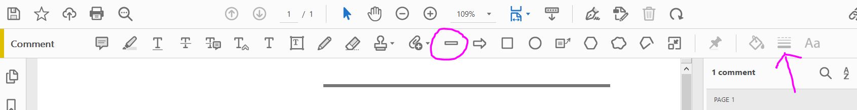 Solved: How to draw a straight line in Adobe Acrobat? - Adobe Product ...