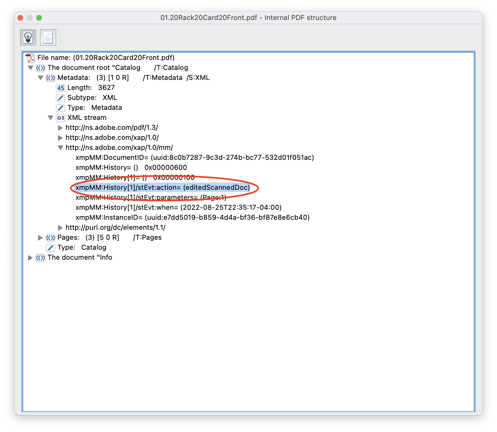 How can i forensically identify if an OCR process ... - Adobe Product Community - 13159869