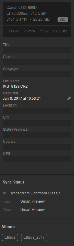 Not able to synchronize original photo, as only Sm... - Adobe Community ...