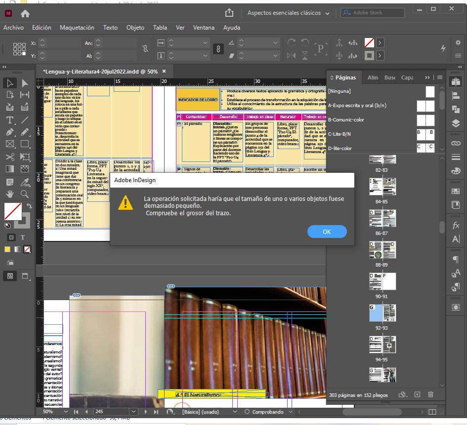 Problemas al crear, mover o borrar una página, apa... - Adobe Product ...