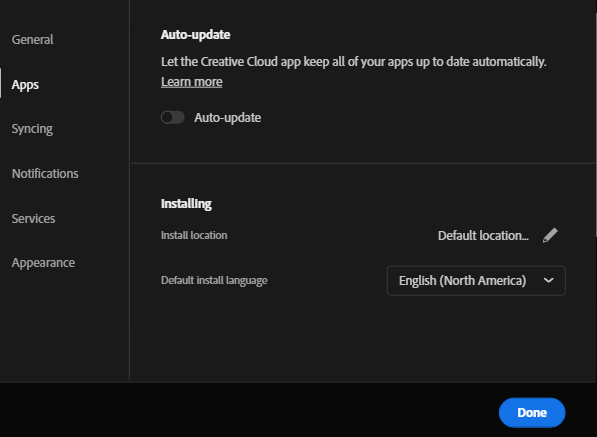 I can't find the older apps box in the last Creati... - Adobe Community - 13163273