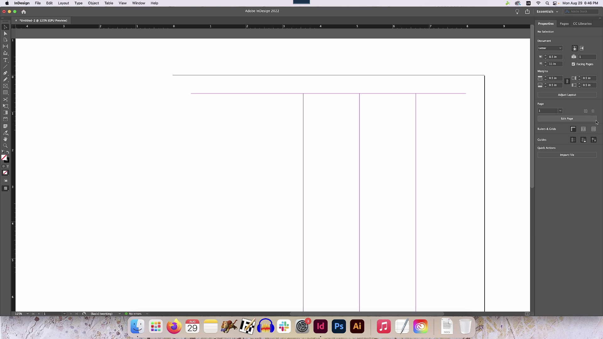 Page edges and guides not displaying correctly on ... - Adobe Product ...