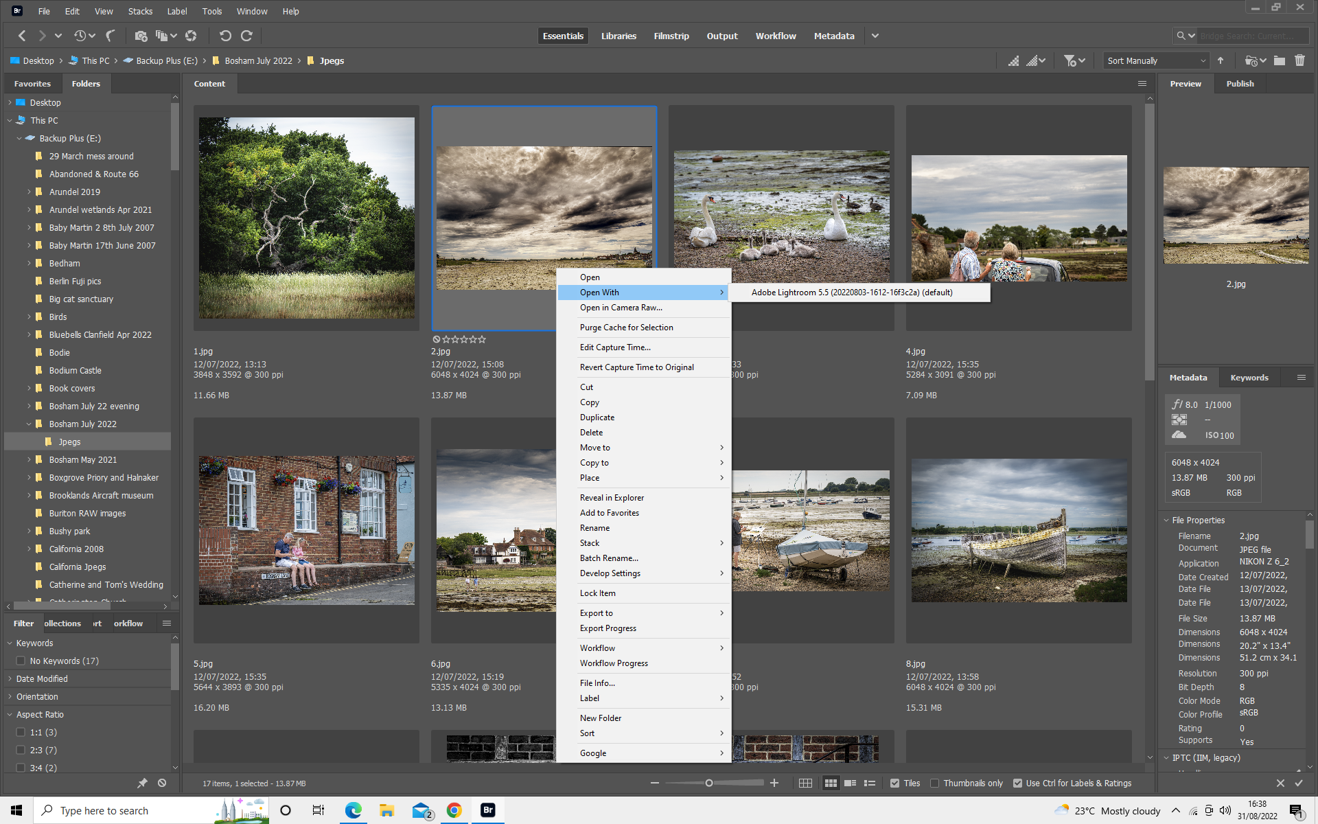 Adobe bridge no longer allows me to open jpegs in ... - Adobe Community ...