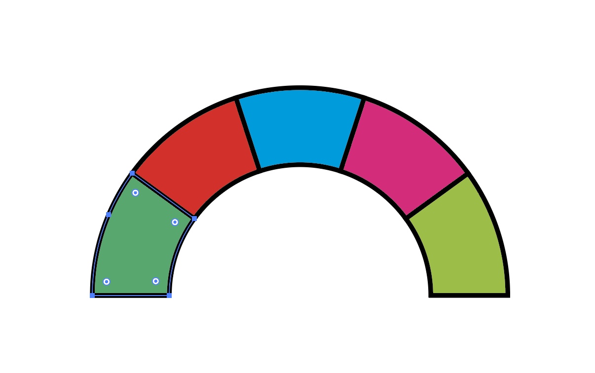 How to design a ring with different segments of di... - Adobe Product ...