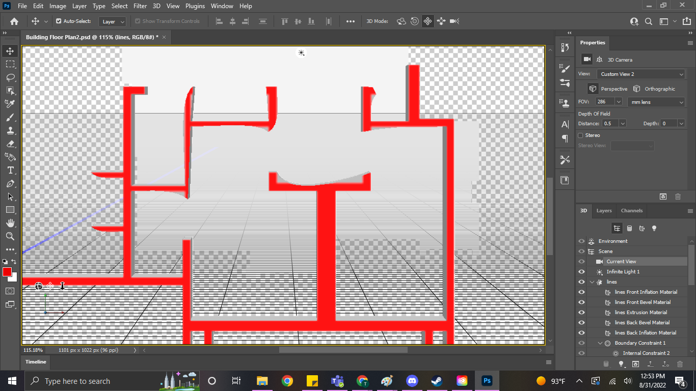 Photoshop 3D is not rendering correctly. - Adobe Product Community - 13171352
