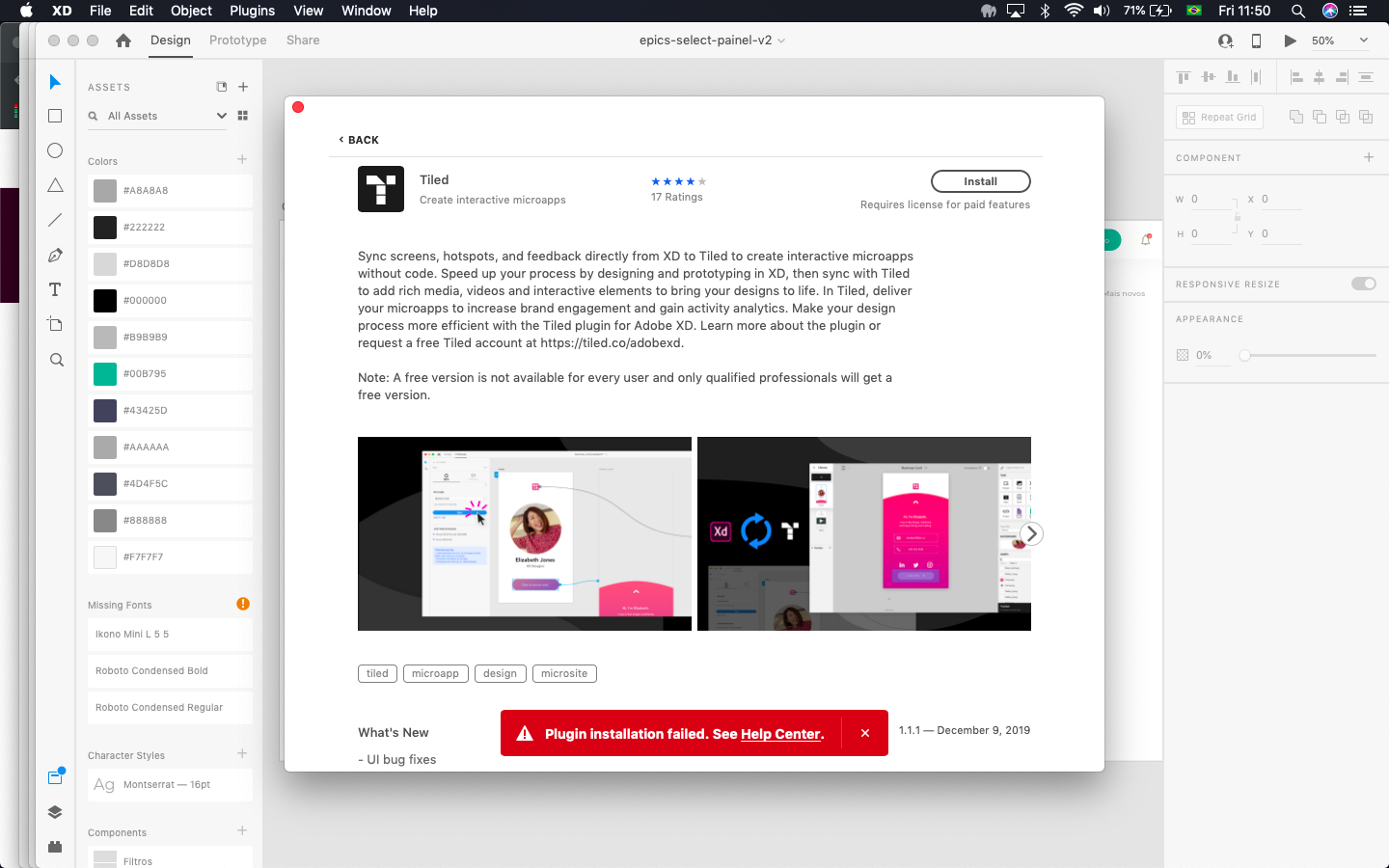 Solved: Error: "Plugin Installation failed" while installi... - Adobe Community - 10848199