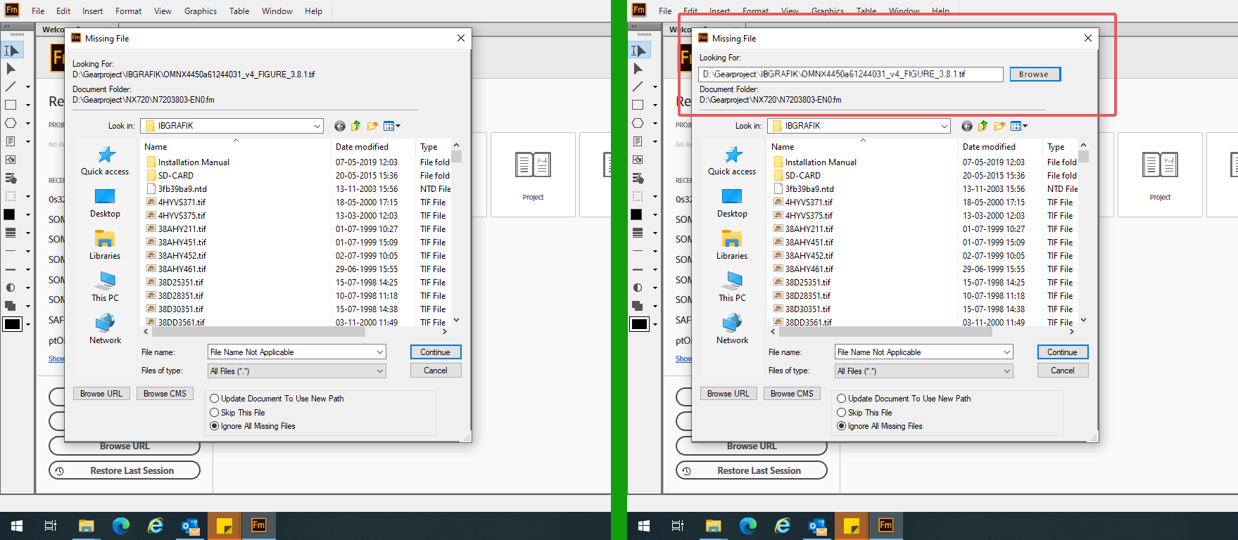 Missing files nightmares - Adobe Community - 13177013