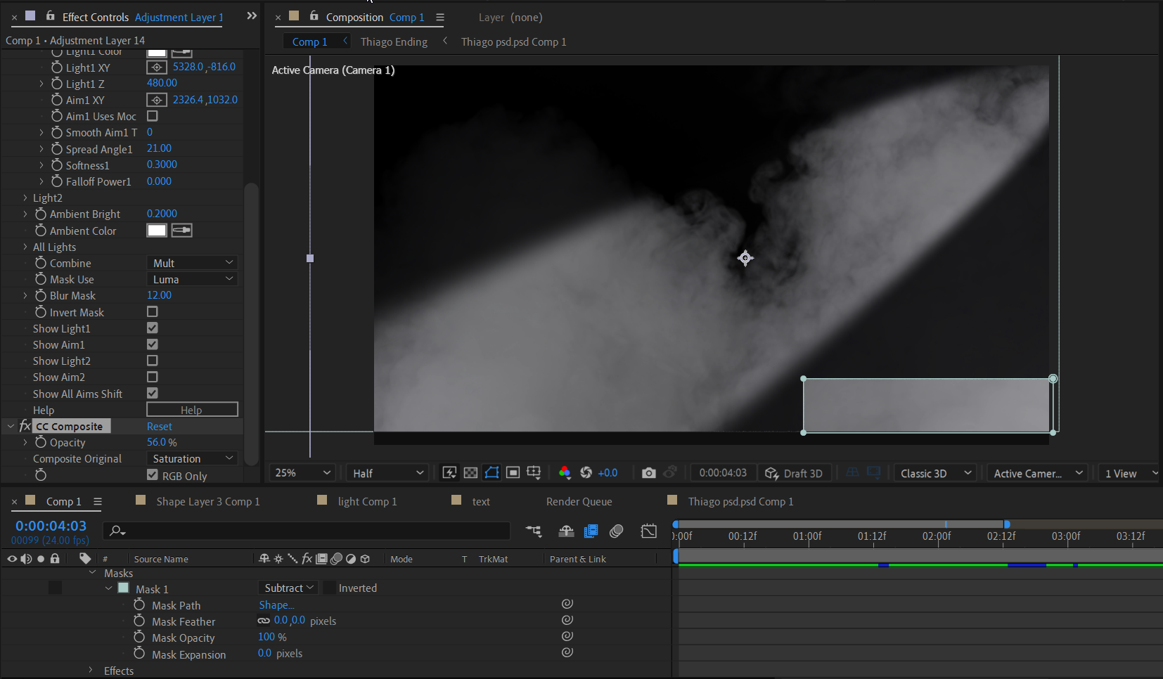 How to Put Composite Fog Inside Sapphire Spotlight - Adobe Community ...