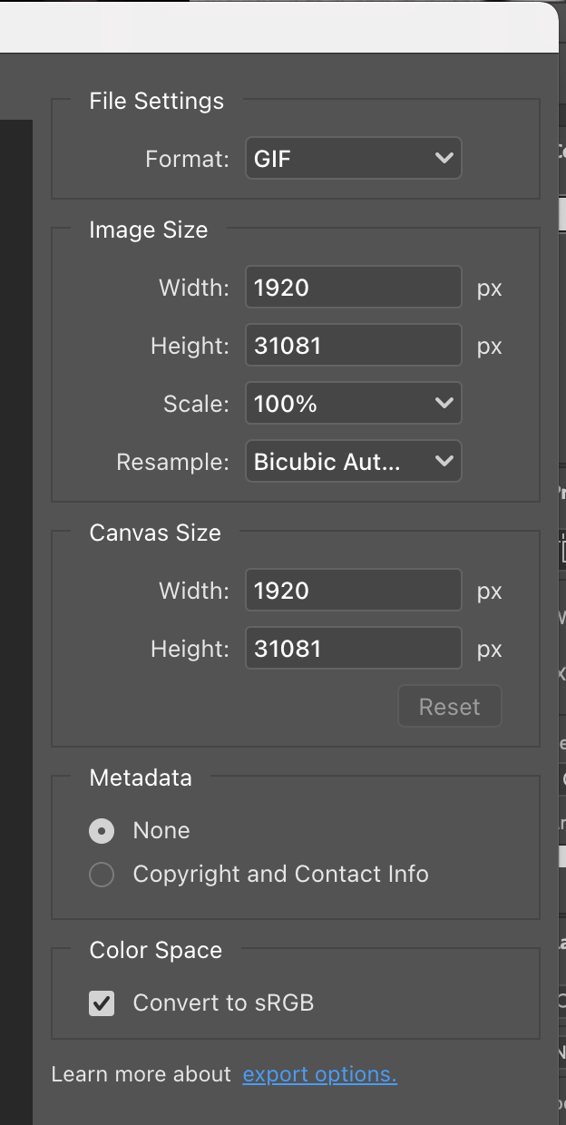Exporting Gif Issues - Adobe Community - 13177959
