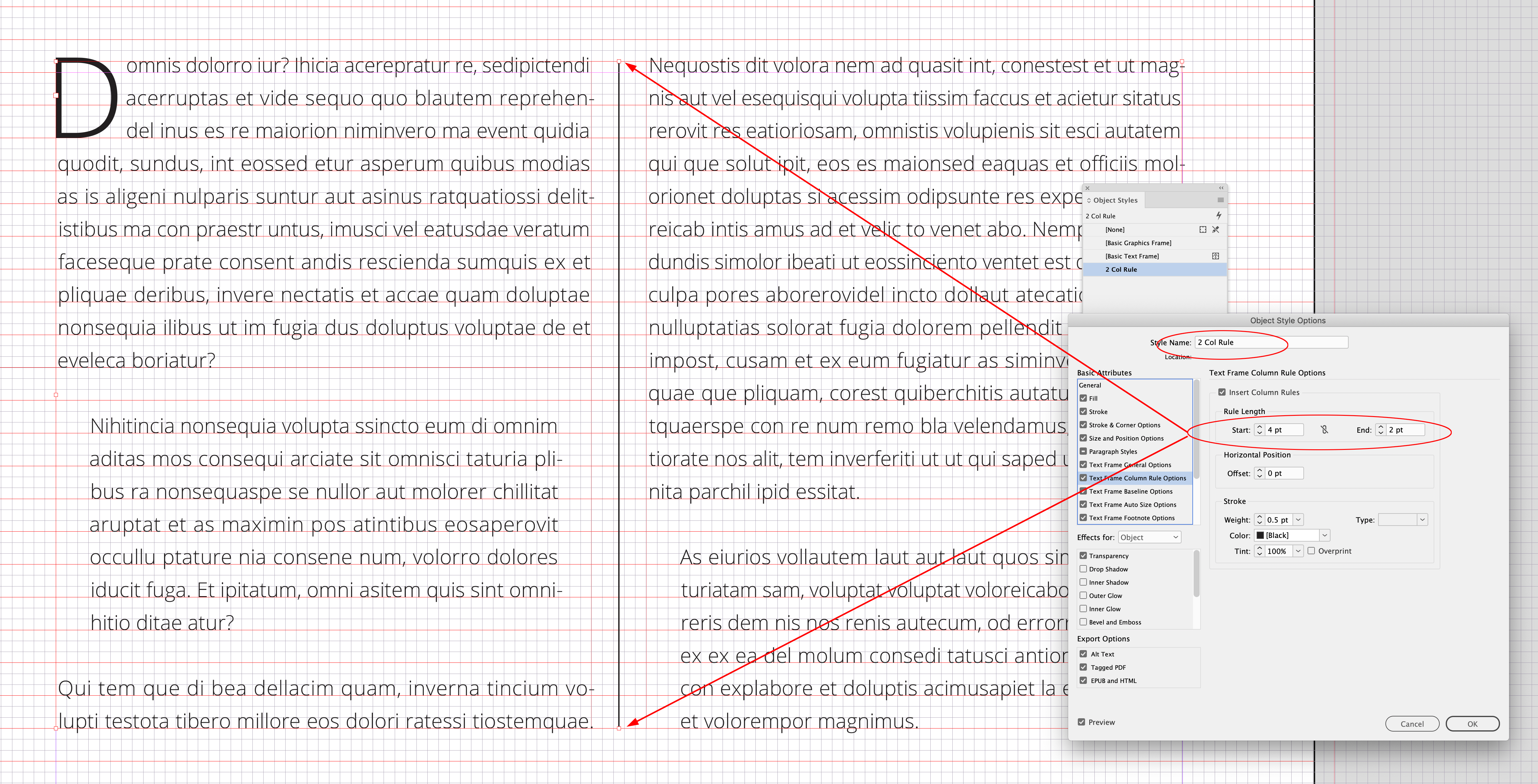 Can all column rules' height be re-adjusted at onc... - Page 2 - Adobe ...