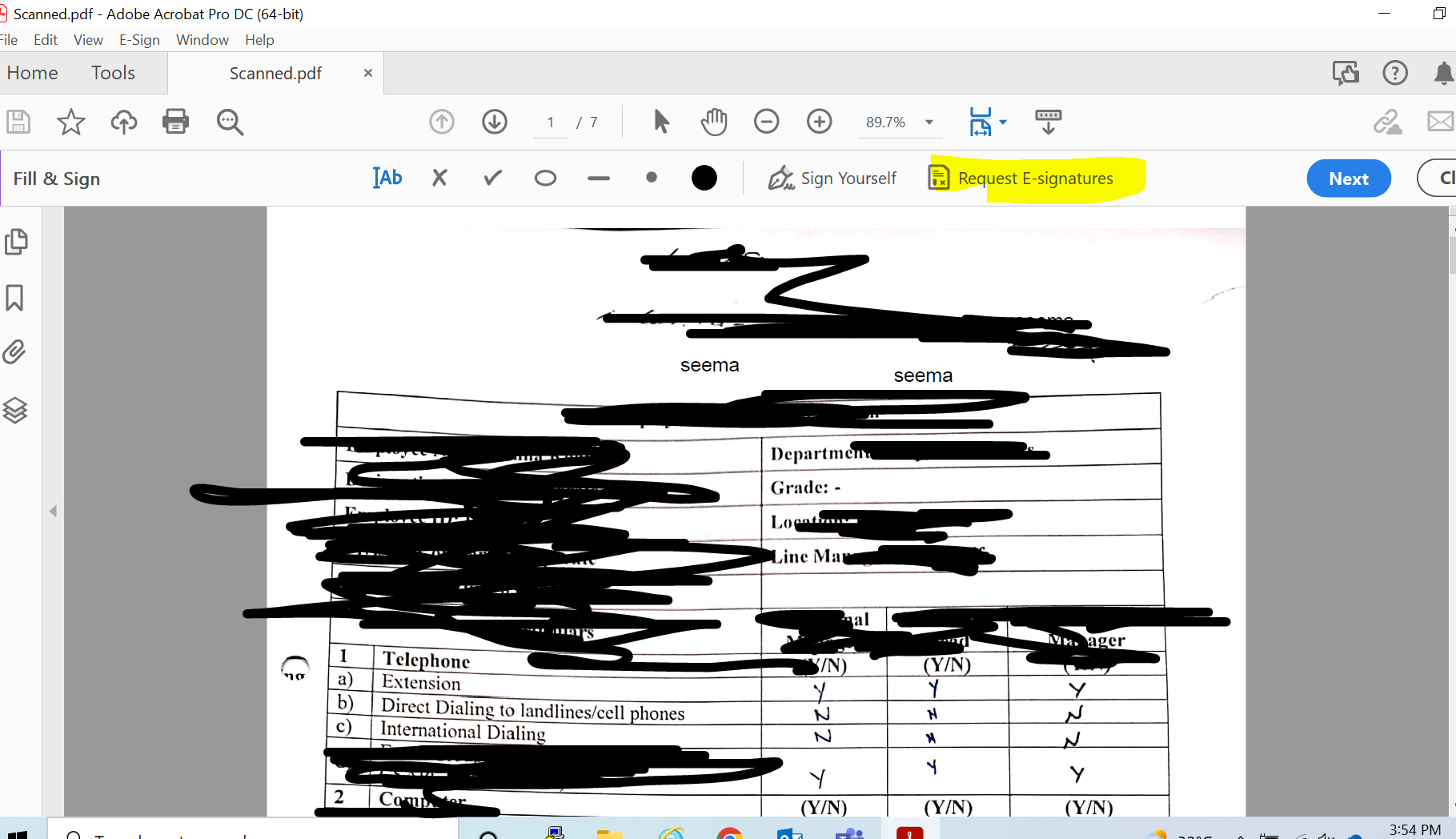When using Esign feature in Adobe DC Pro it gives ... - Adobe Product ...