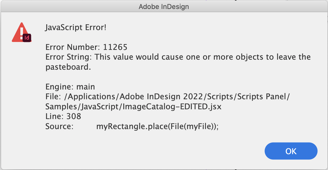Solved: InDesign 2022 (v. 17.4) ImageCatalog script broken - Adobe ...