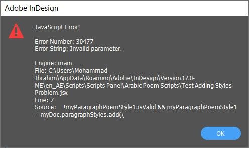 Solved: Adding Paragraph Style Properties Causing Errors - Adobe ...