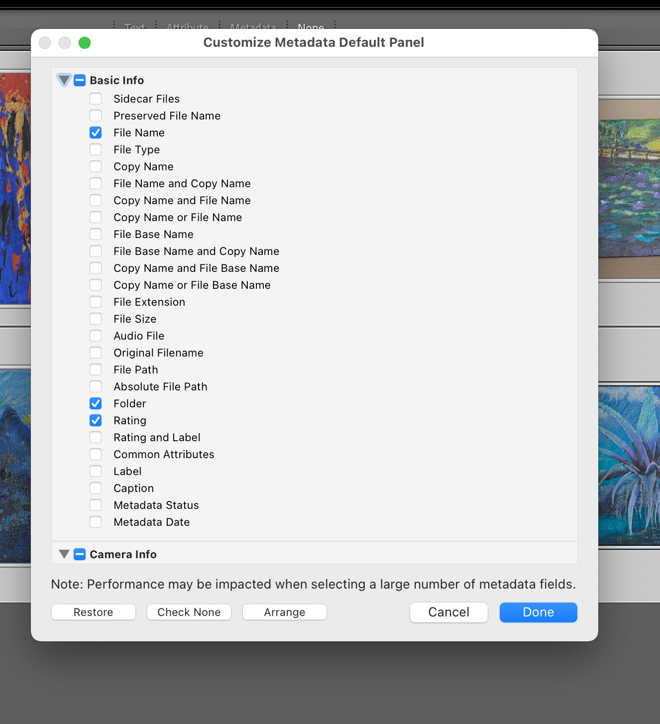 Slow to update metadata after editing image - Adobe Product Community ...