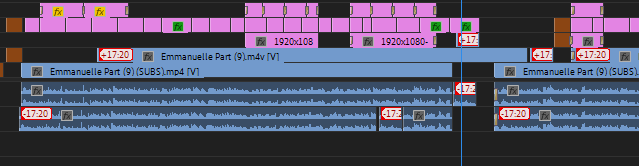 Messed up timeline - now has red and white signs - Adobe Community ...