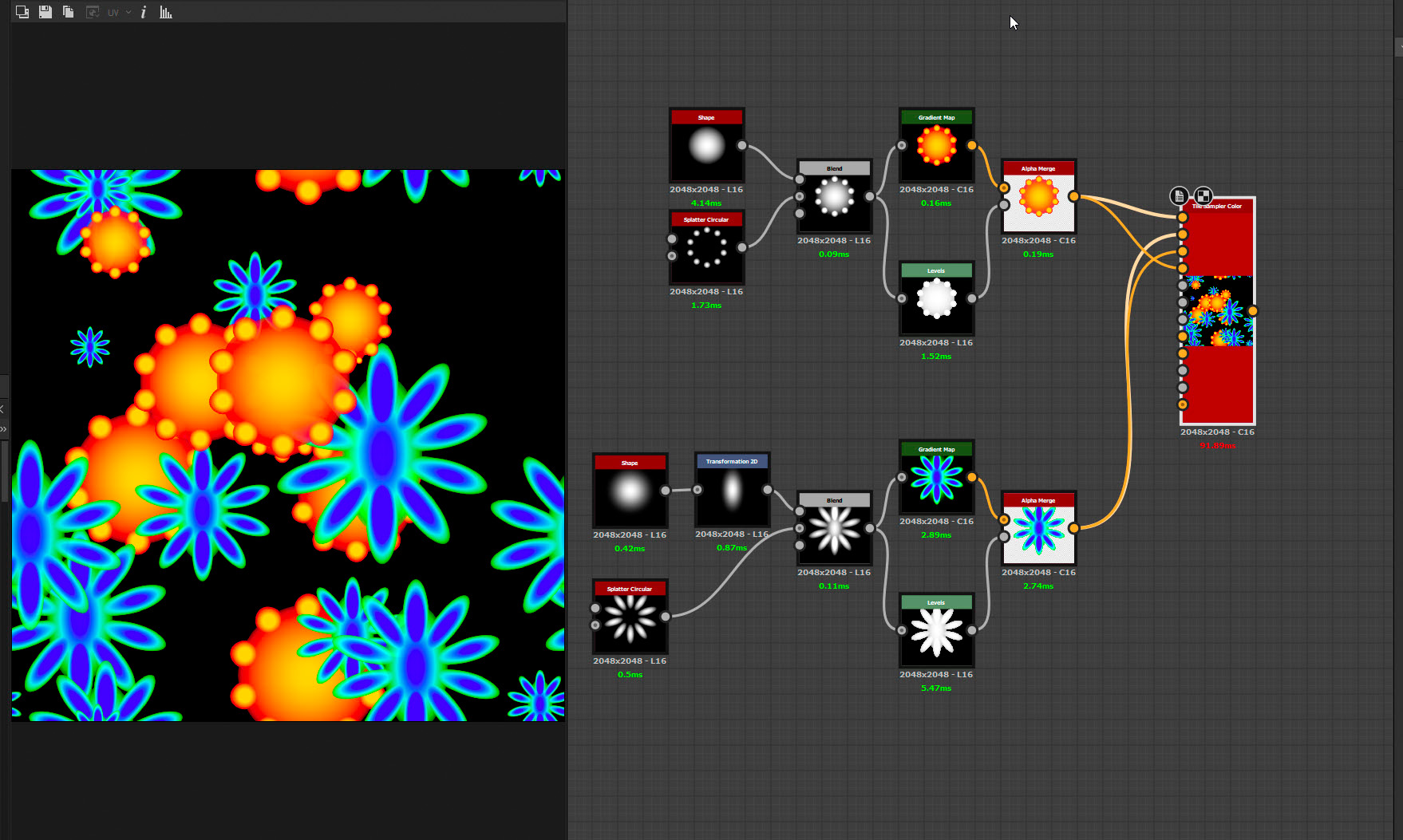 Masking a tile pattern for the Tile Sampler Color ... - Adobe Product ...