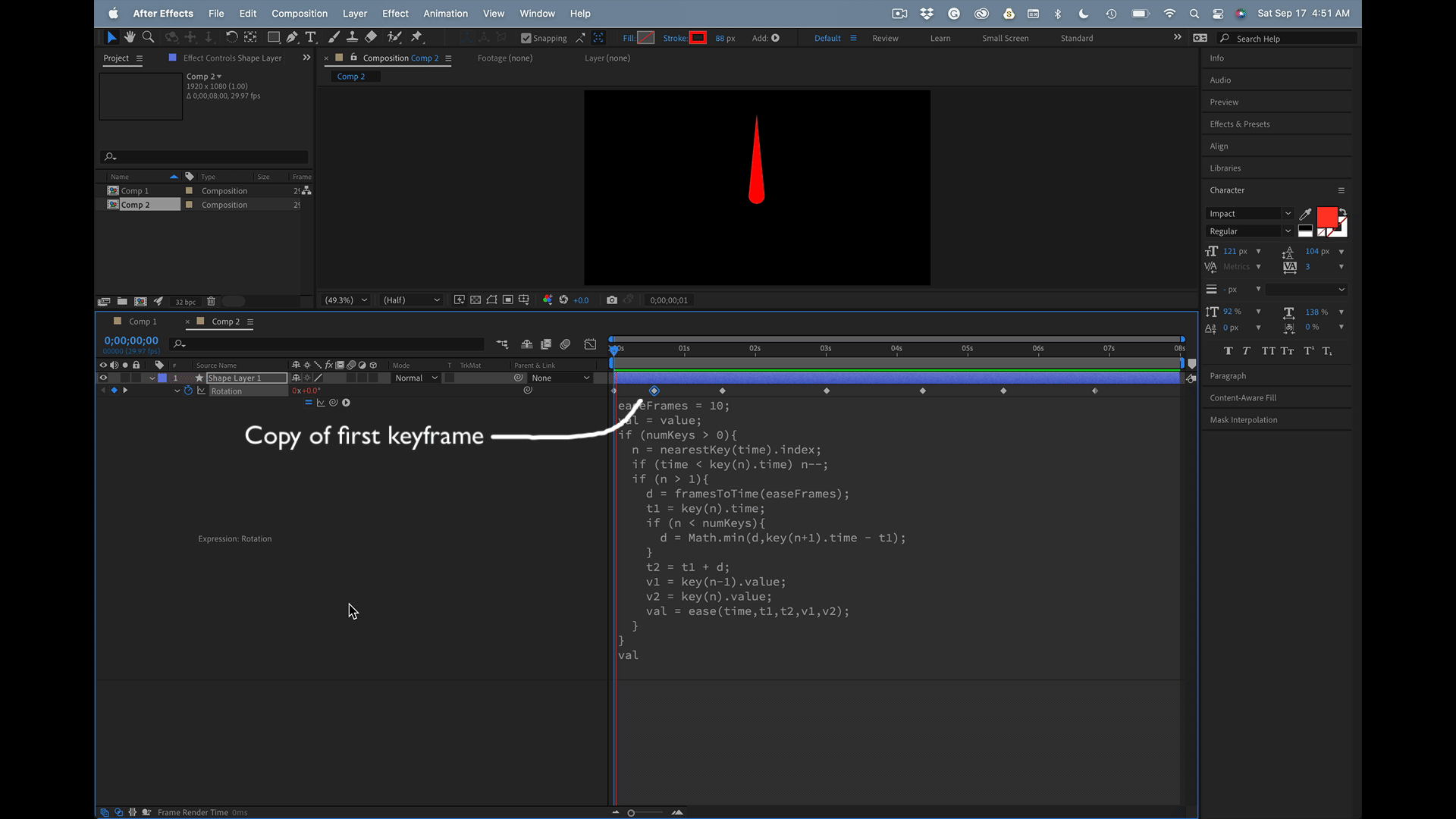 Solved: Keyframes Question: Delay adjustment by a set numb... - Adobe Community - 13193307
