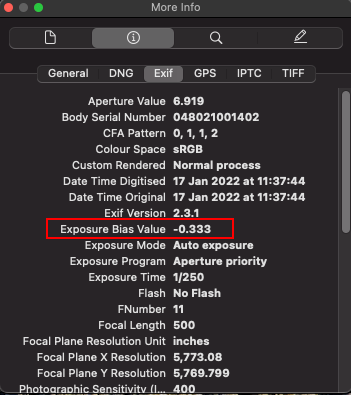 Topaz: Exposure Bias in Metadata panel not being r... - Adobe Product Community - 13201347