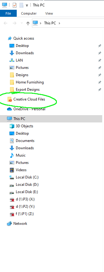 Creative Cloud Files Folder not disapearing after ... - Adobe Community ...