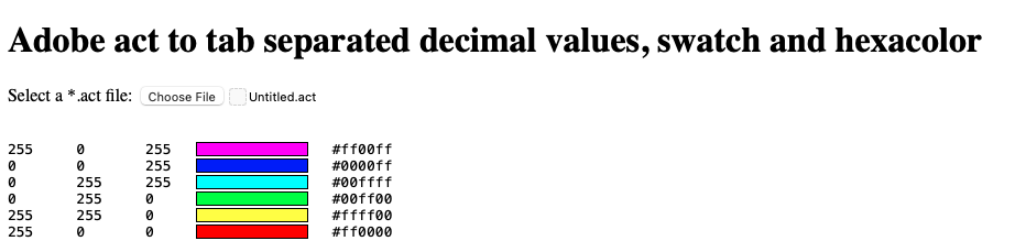 Solved: Export Color Table as hex codes? - Adobe Product Community ...