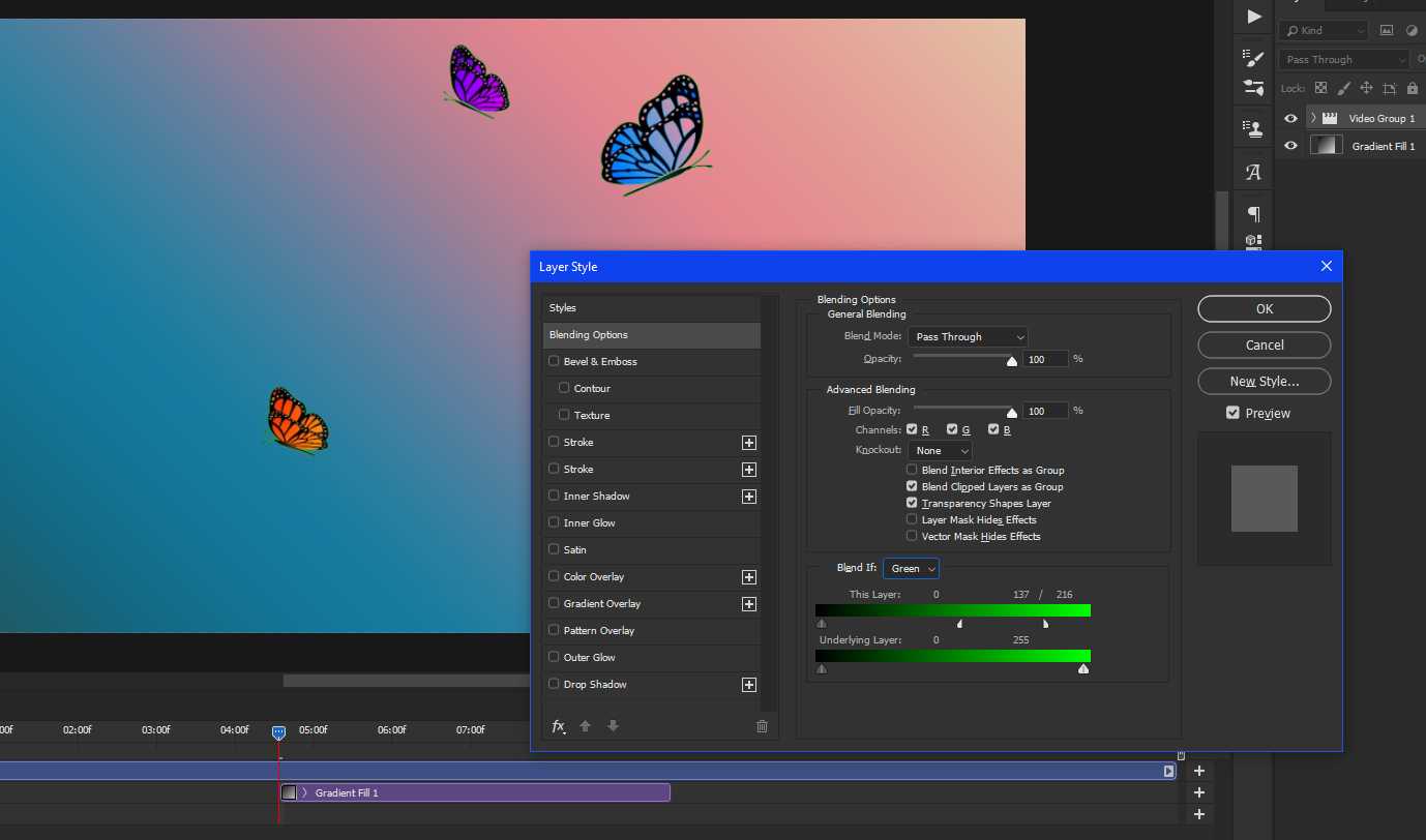 Solved: Removing greenscreen from video in Photoshop [2020... - Adobe Product Community - 11331791