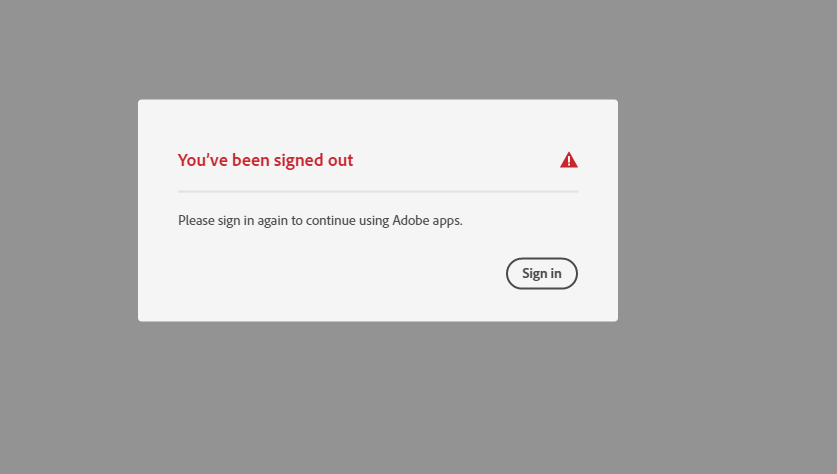 Old account has been deleted, cant sign out to sig... - Adobe Community ...