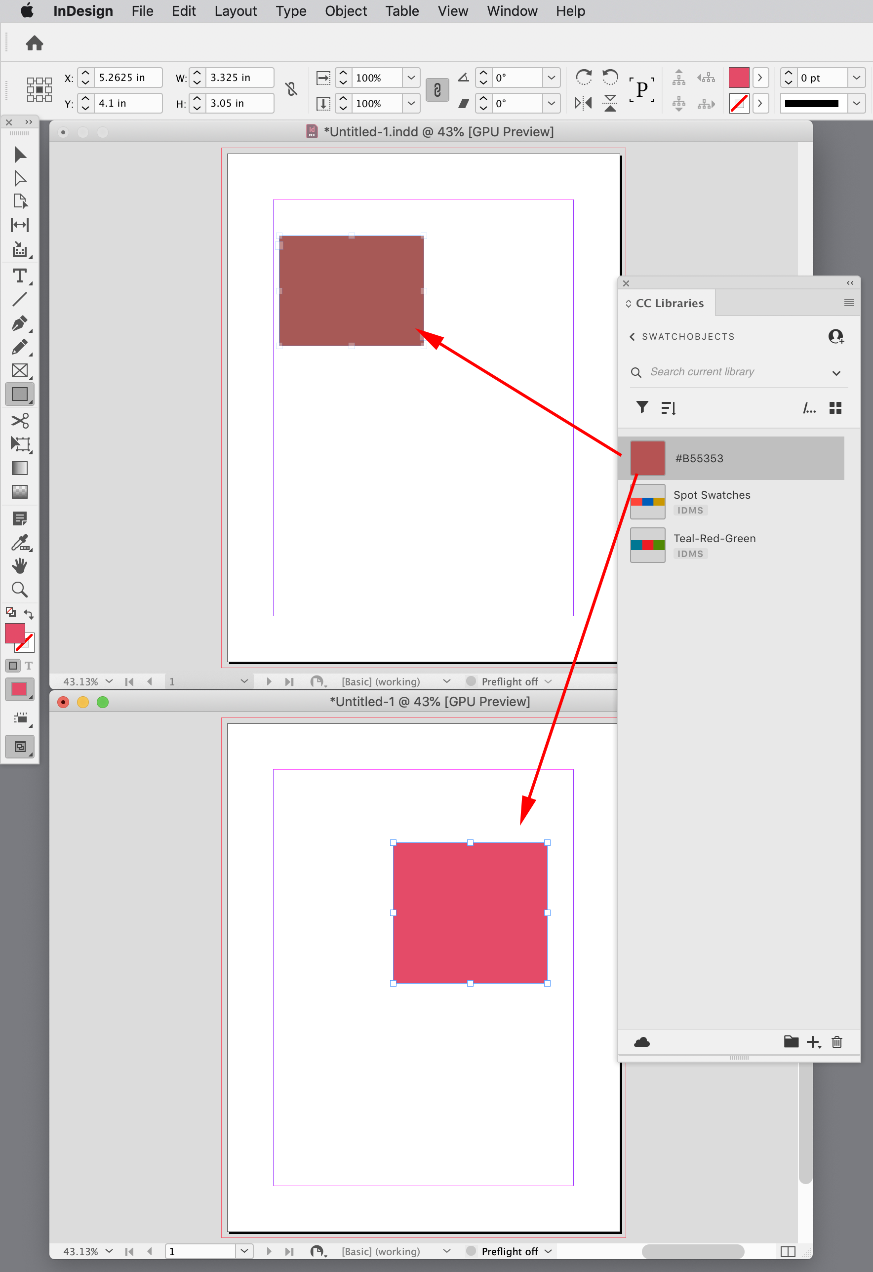 Shared swatch library colors printing differently ... - Adobe Product ...