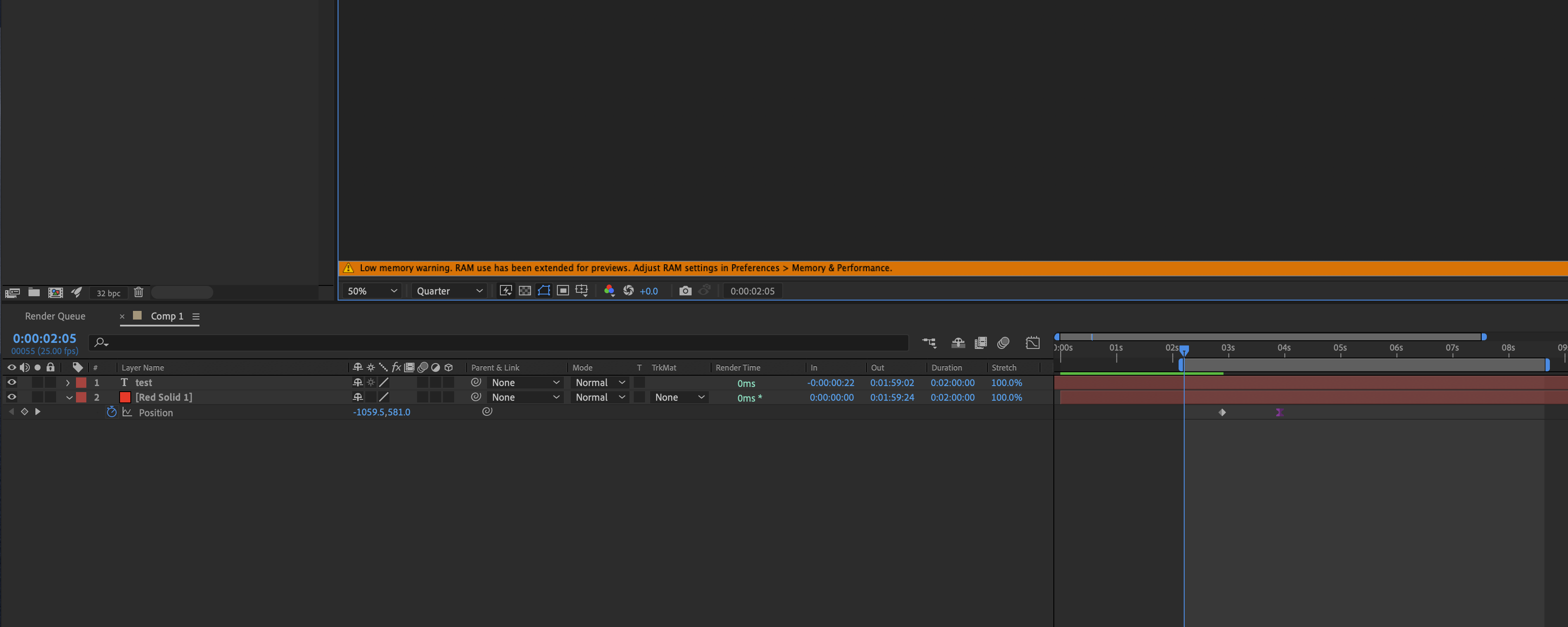 RAM used has been extended for previews. Adjust RA... - Adobe Community ...
