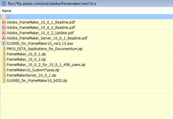 FrameMaker 10 Download - Adobe Product Community - 13247204