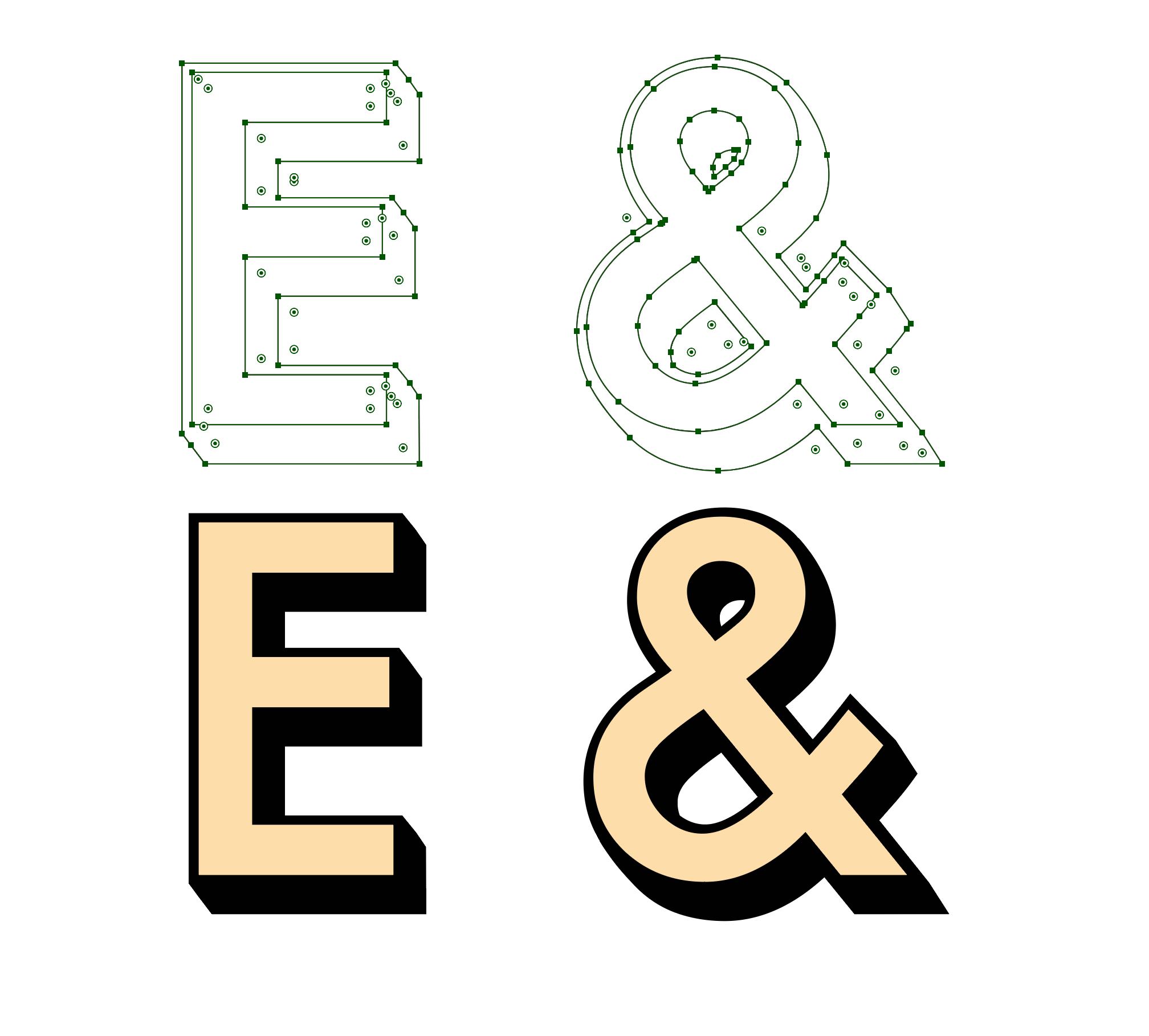 Letter Shading - Adobe Community - 13246325