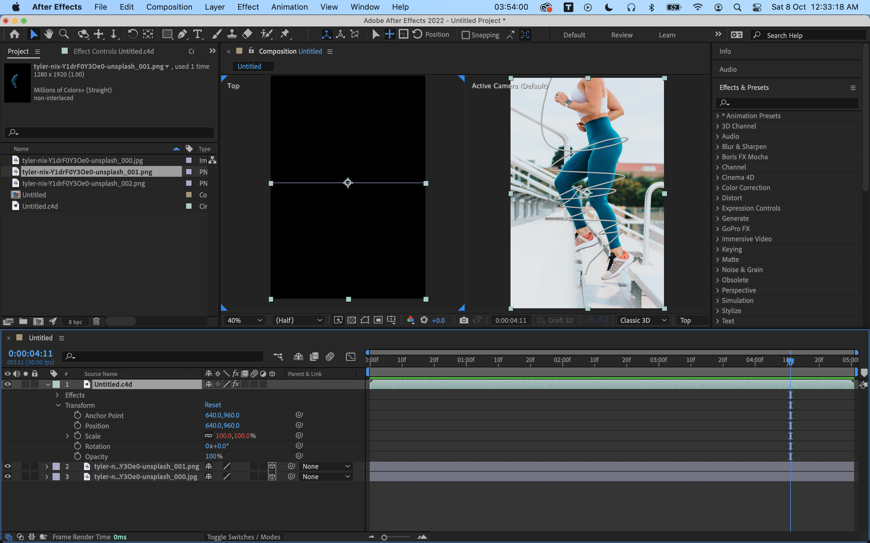 No 3D option for Cinema 4D file in After Effects - Adobe Product ...