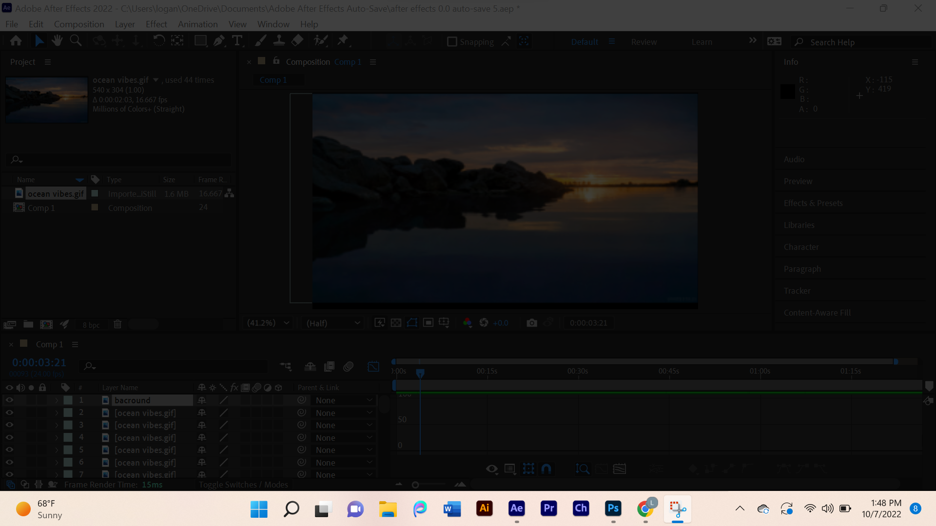 Adobe After effects problem with background of mov... - Adobe Support ...