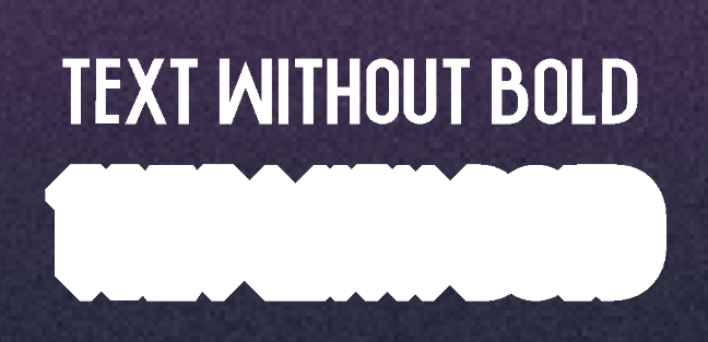 Making text bold makes a huge outline - Adobe Community - 13253828