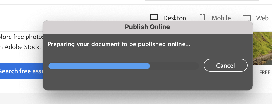 Solved: Publish Online | Extremely slow | InDesign 17.4 - Adobe Product ...
