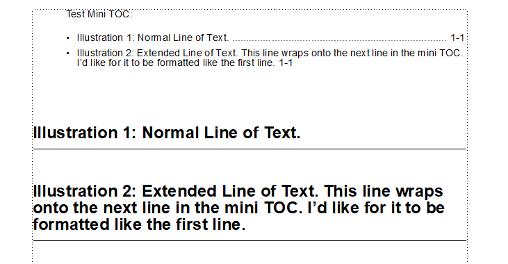 Solved: Mini TOC Formatting - Adobe Product Community - 13262162