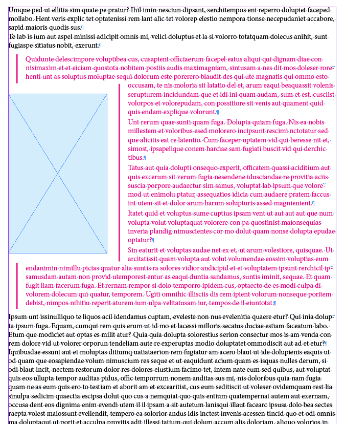 Solved: Paragraph border do not wrap around an object fram... - Adobe ...