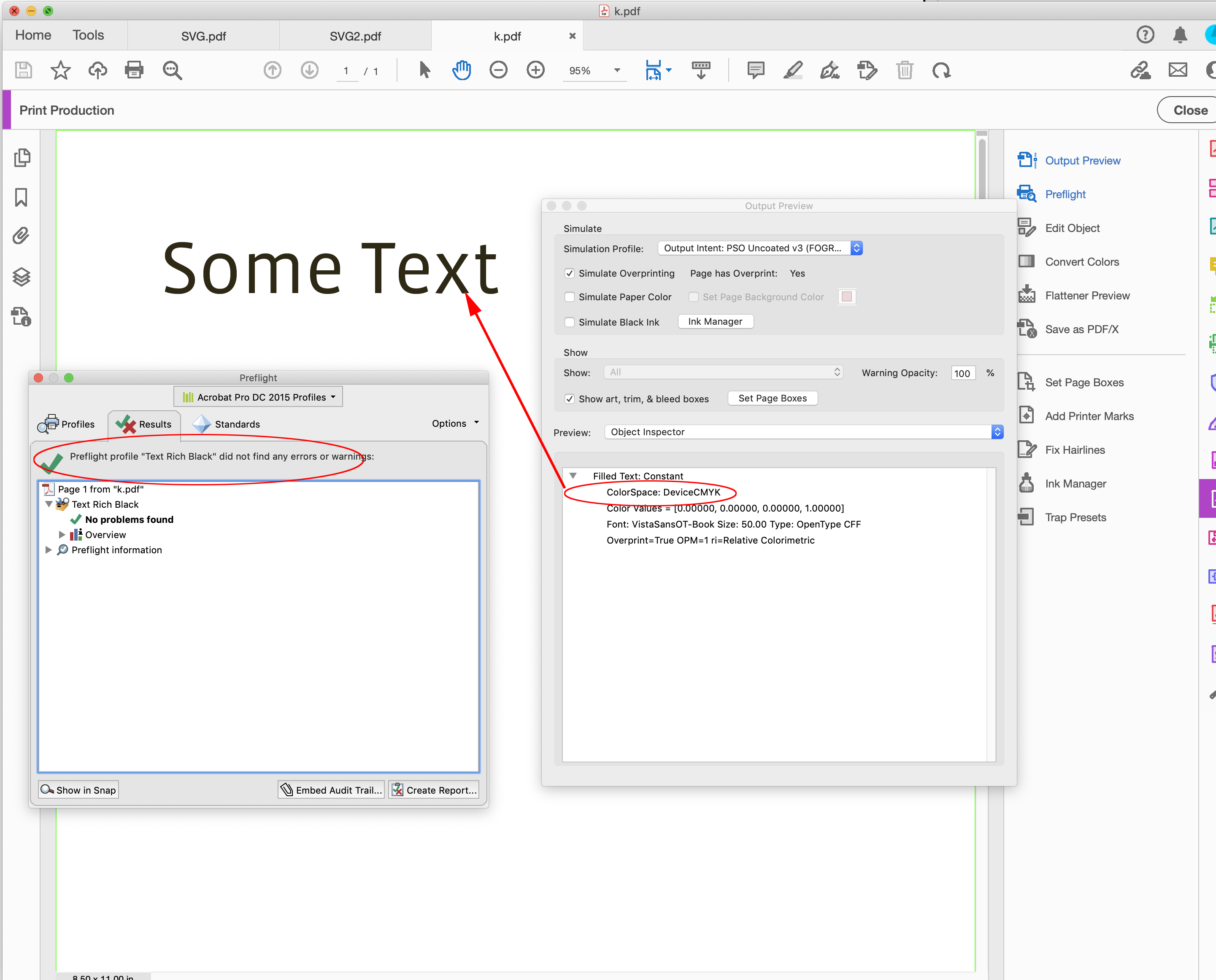Misleading preflight check for rich black text and... - Adobe Product ...