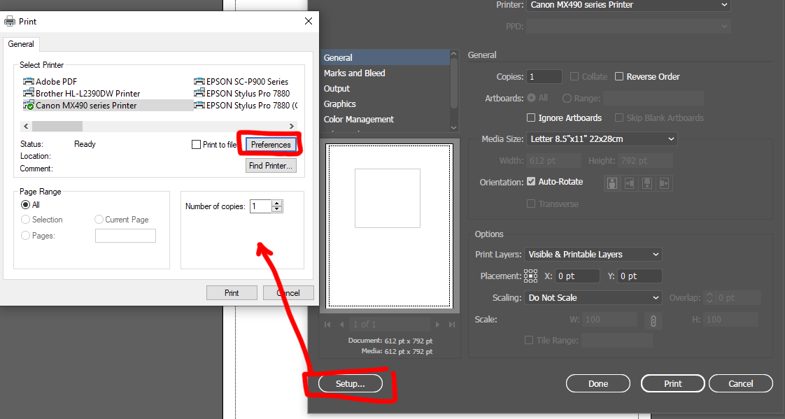 Solved: How to adjust paper type in Illustrator for printi... - Adobe ...