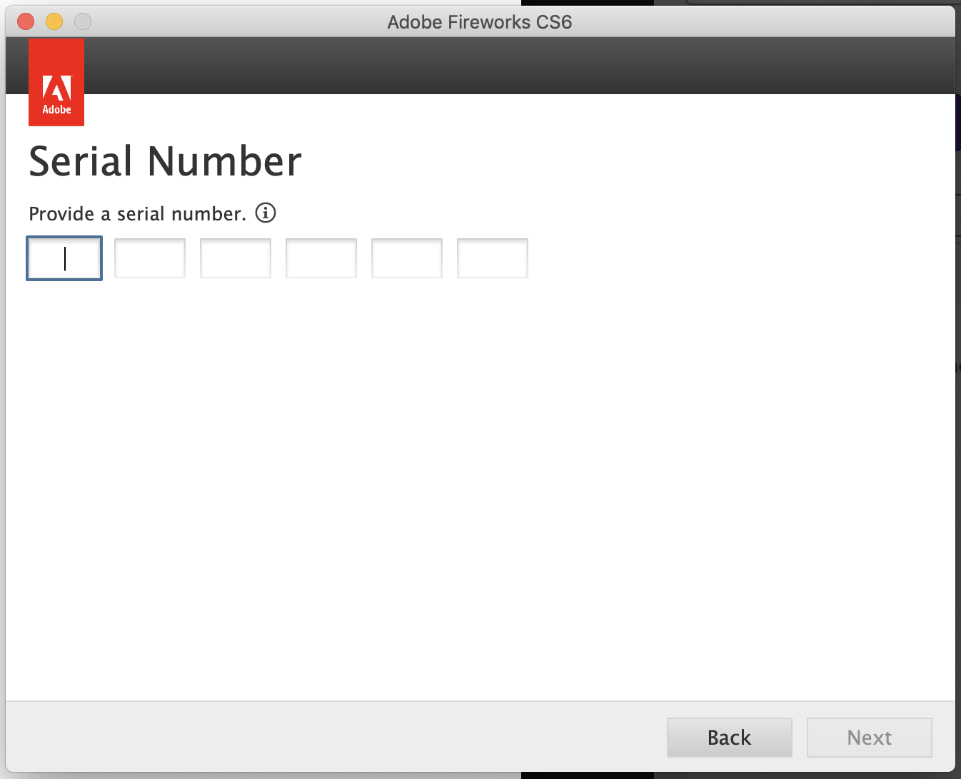 Fireworks CS6 went to trial version after hardware... - Adobe Community - 13267502