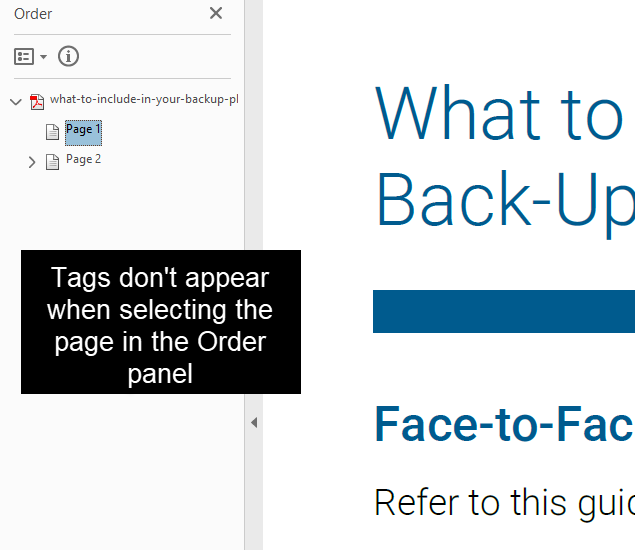 Help - Reading Order tool is not picking up my tag... - Adobe Product ...