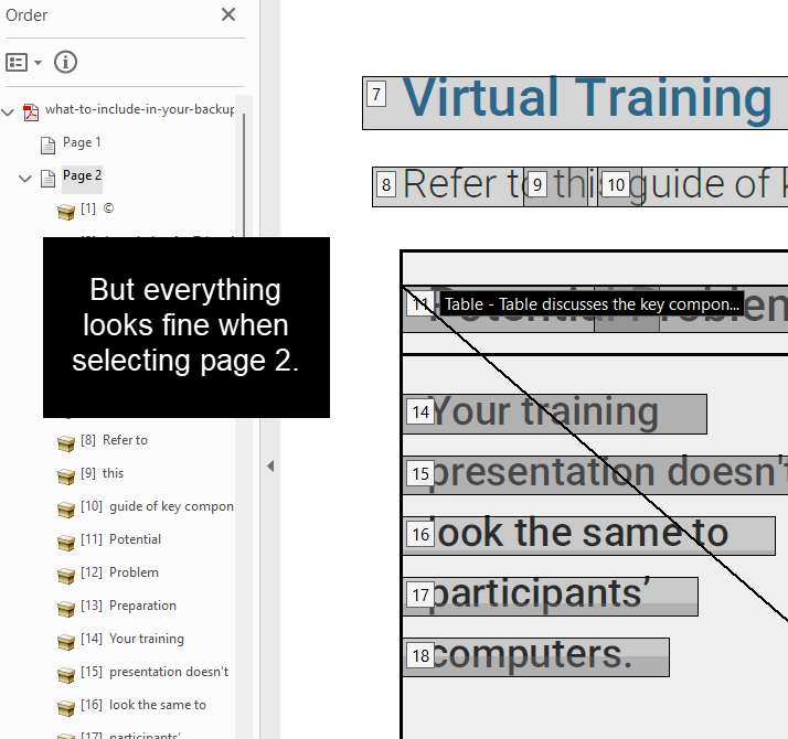 Help - Reading Order tool is not picking up my tag... - Adobe Product ...