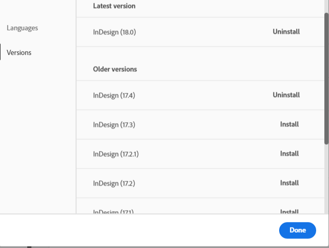 Installing old versions of InDesign - Adobe Product Community - 13278060