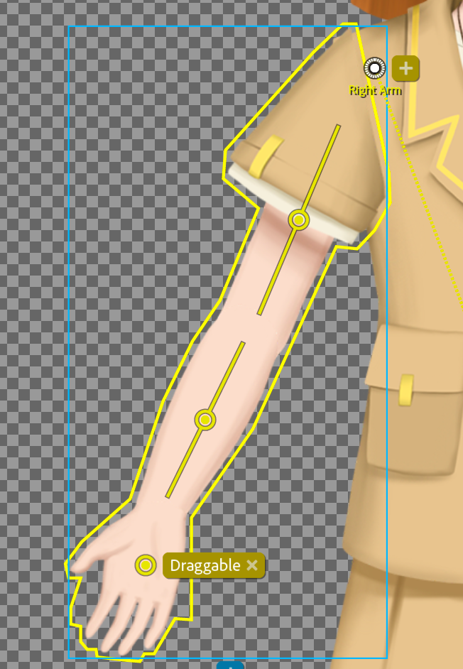 Issue with puppet shoulder when moving arm - Adobe Community - 13278907